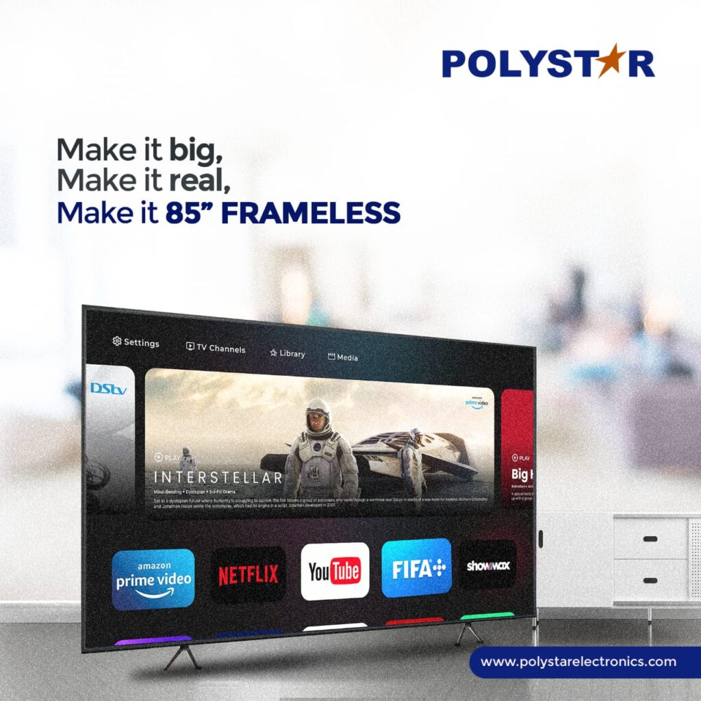 POLYSTAR 85” SMART QLED TV – Polystar